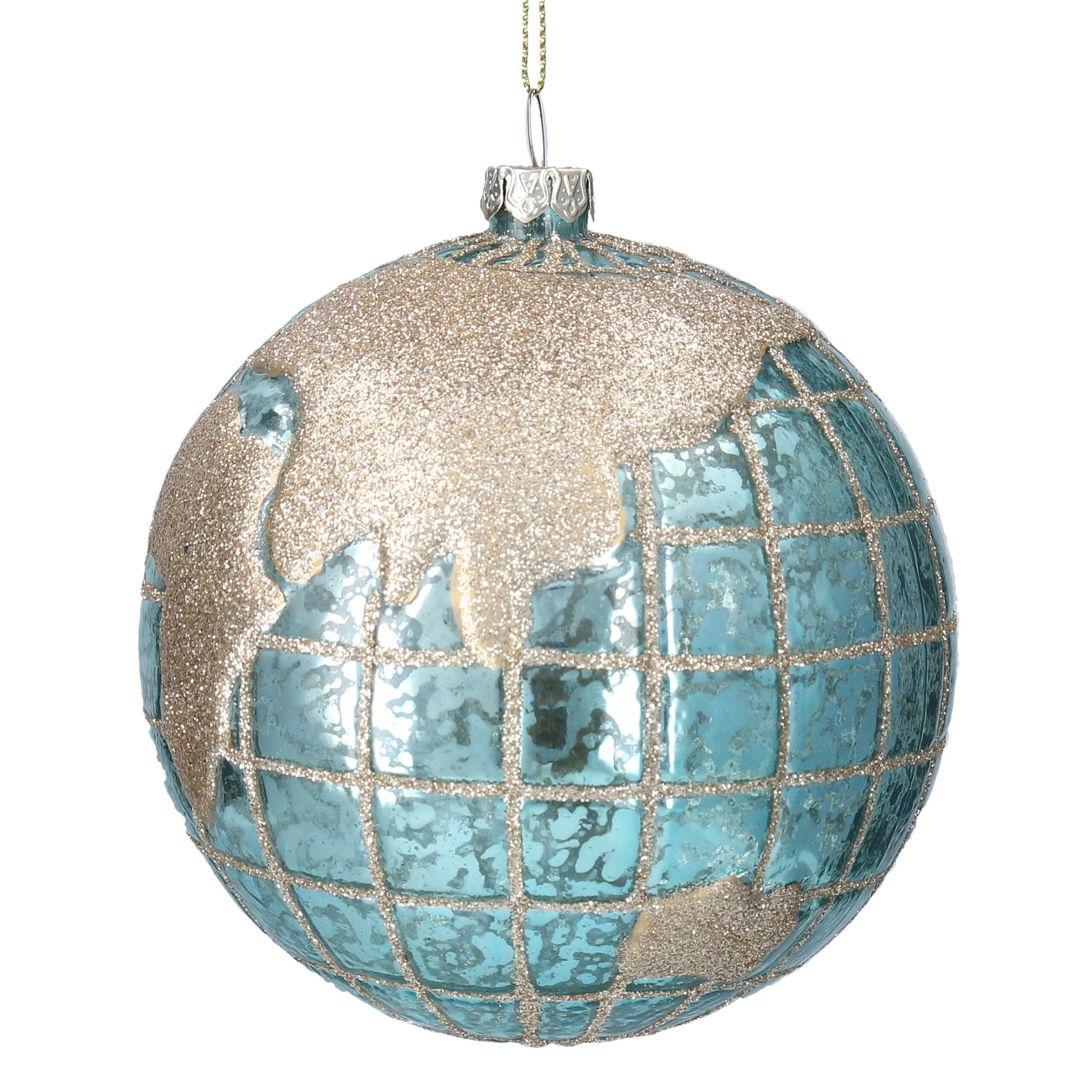 Planet Earth glass bauble – The Olde Christmas Shoppe