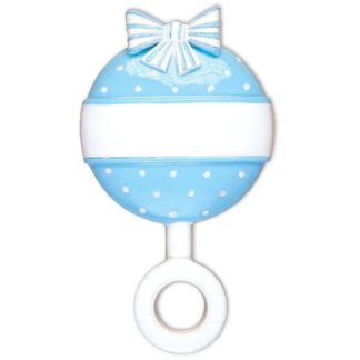 Personalised Baby’s 1st Christmas Rattle – Baby Blue – The Olde ...